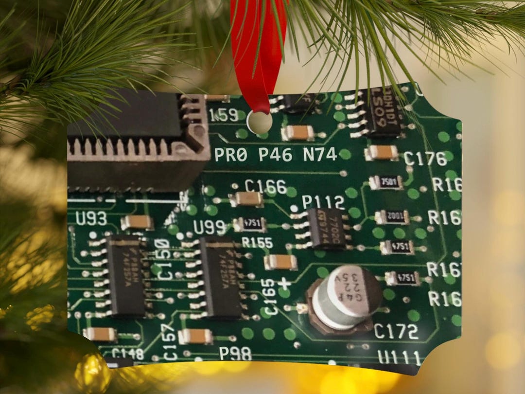 Circuitboard Ornament, Motherboard Christmas Tree Decoration ...