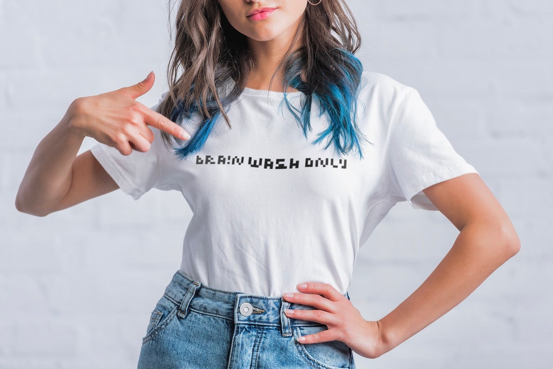 Brain Wash Only T-shirt, Brainwash Shirt, Propaganda Shirt, Cult Shirt ...