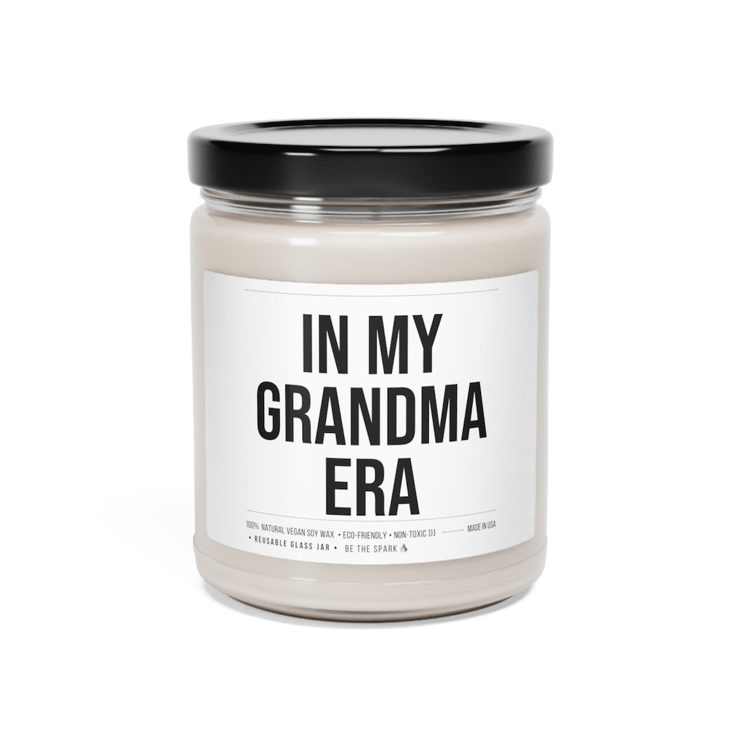 In My Grandma Era Candle Gam Gam New Grandmother Gift for Xmas Bday ...