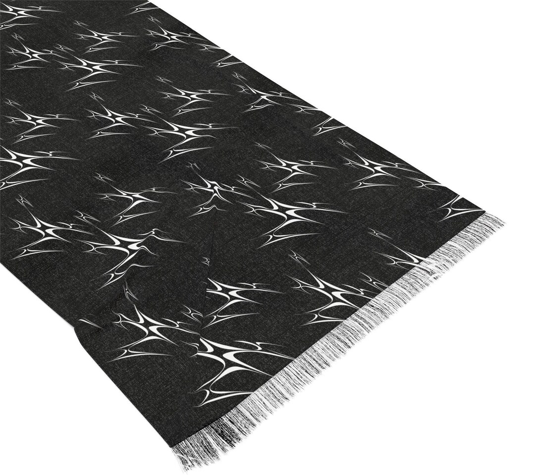 Cyber Sigil Pashmina, Whimsigoth Shawl, Nu Goth Scarf, Raver Gift ...