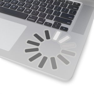 Loading Screen Sticker Buffering Laptop Accessory Adhesive Tech ...