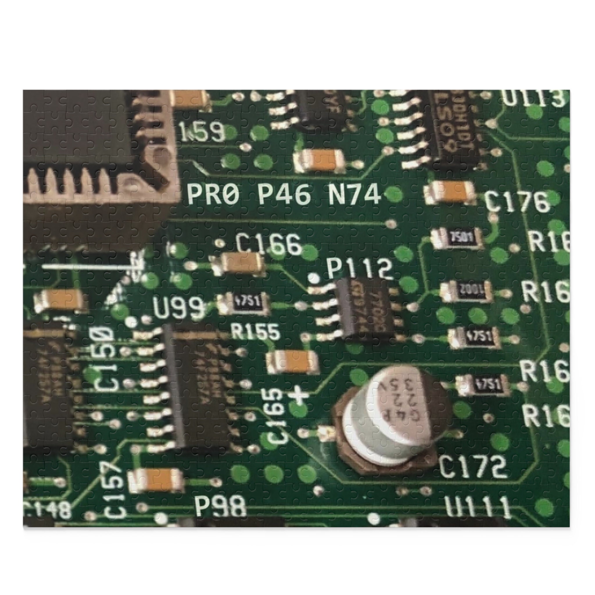 PCB Jigsaw Puzzle, Motherboard Technology Game for Nerd Electrical ...