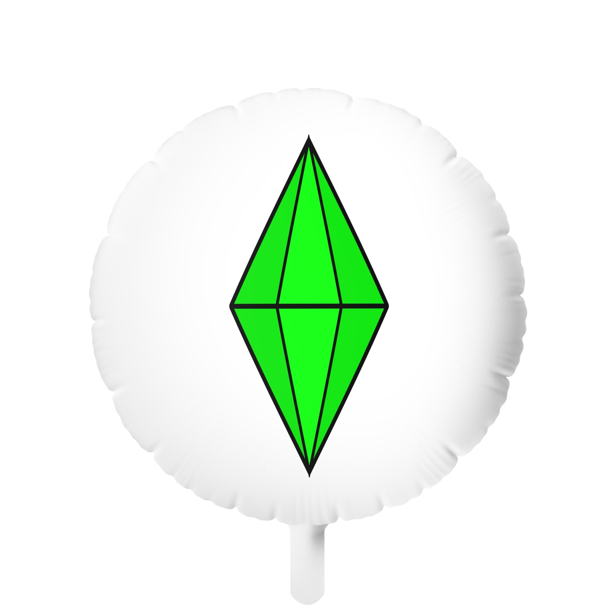 Floating Plumbob Helium Balloon, Sims Party Balloon, Geeky NPC Gamer ...