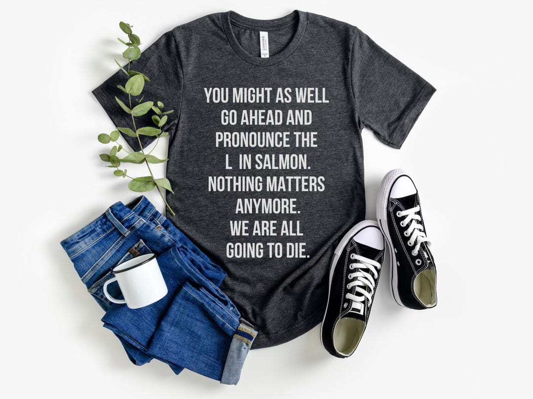 Nihilistic T-shirt, Quirky Funny Philosophical T Shirt for Men Women ...