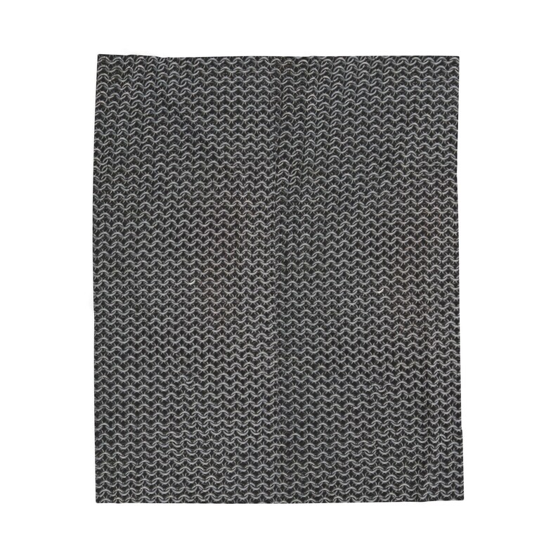 Chainmail Blanket, Medieval Knight Armor Throw, Fantasy Decor, DND ...
