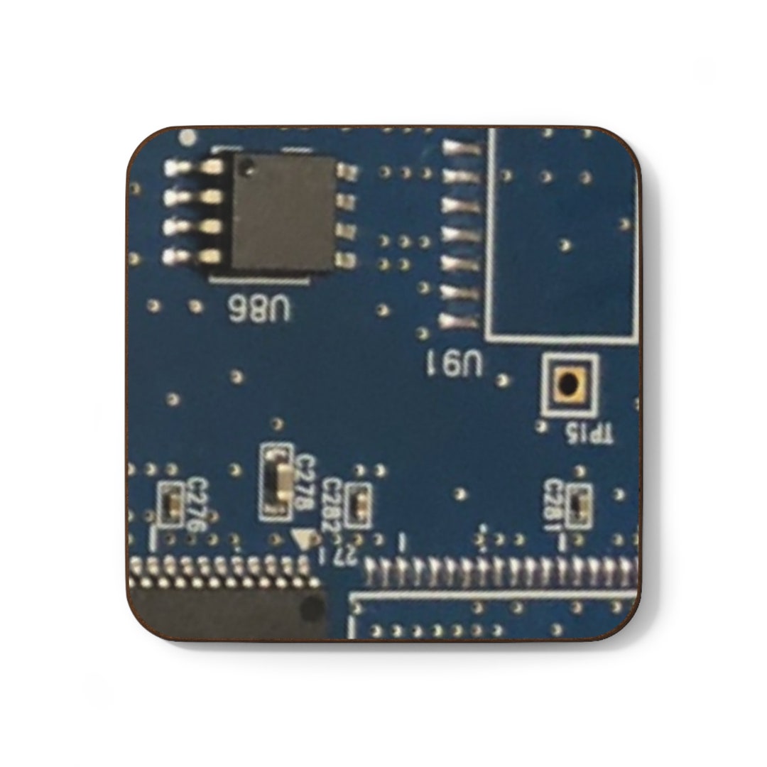 Circuit Board Coaster Geeky Motherboard PCB Gamer Decor Hacker Engineer ...