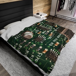 PCB Blanket, Circuit Board Throw Bedding Sofa Cover, Motherboard Geeky ...