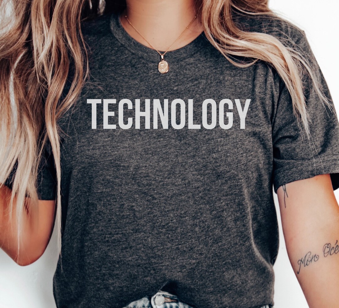 Technology T-shirt, Software Engineer Scifi Tech T Shirt for Women in ...