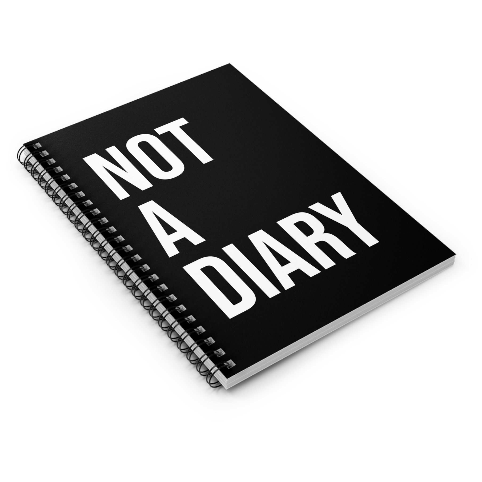 Not A Diary Notebook Sassy Note Book Tween Journal - Etsy