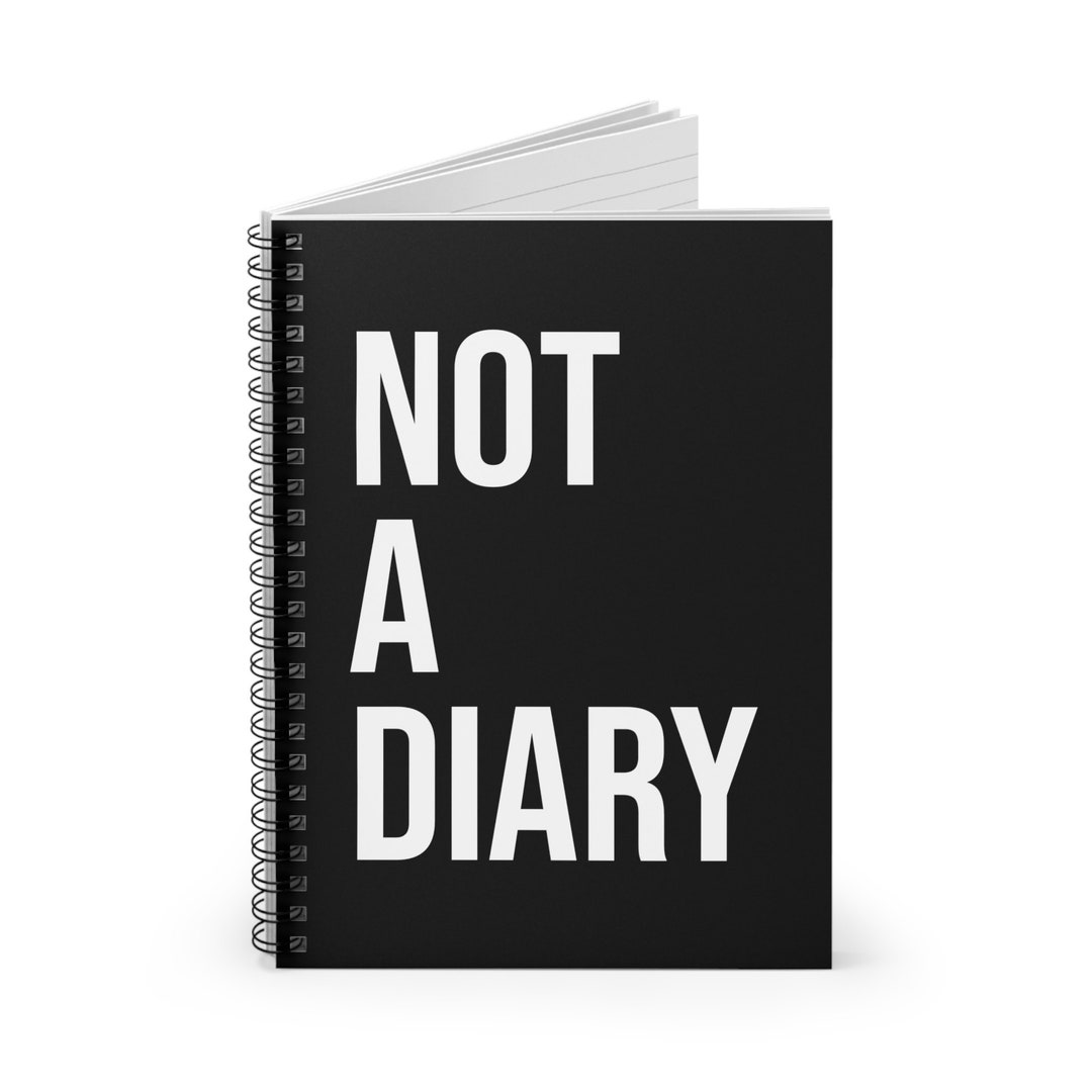 Not A Diary Notebook, Sassy Note Book, Tween Journal Sketchbook, Joke ...