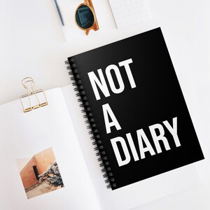 Not A Diary Notebook, Sassy Note Book, Tween Journal Sketchbook, Joke ...