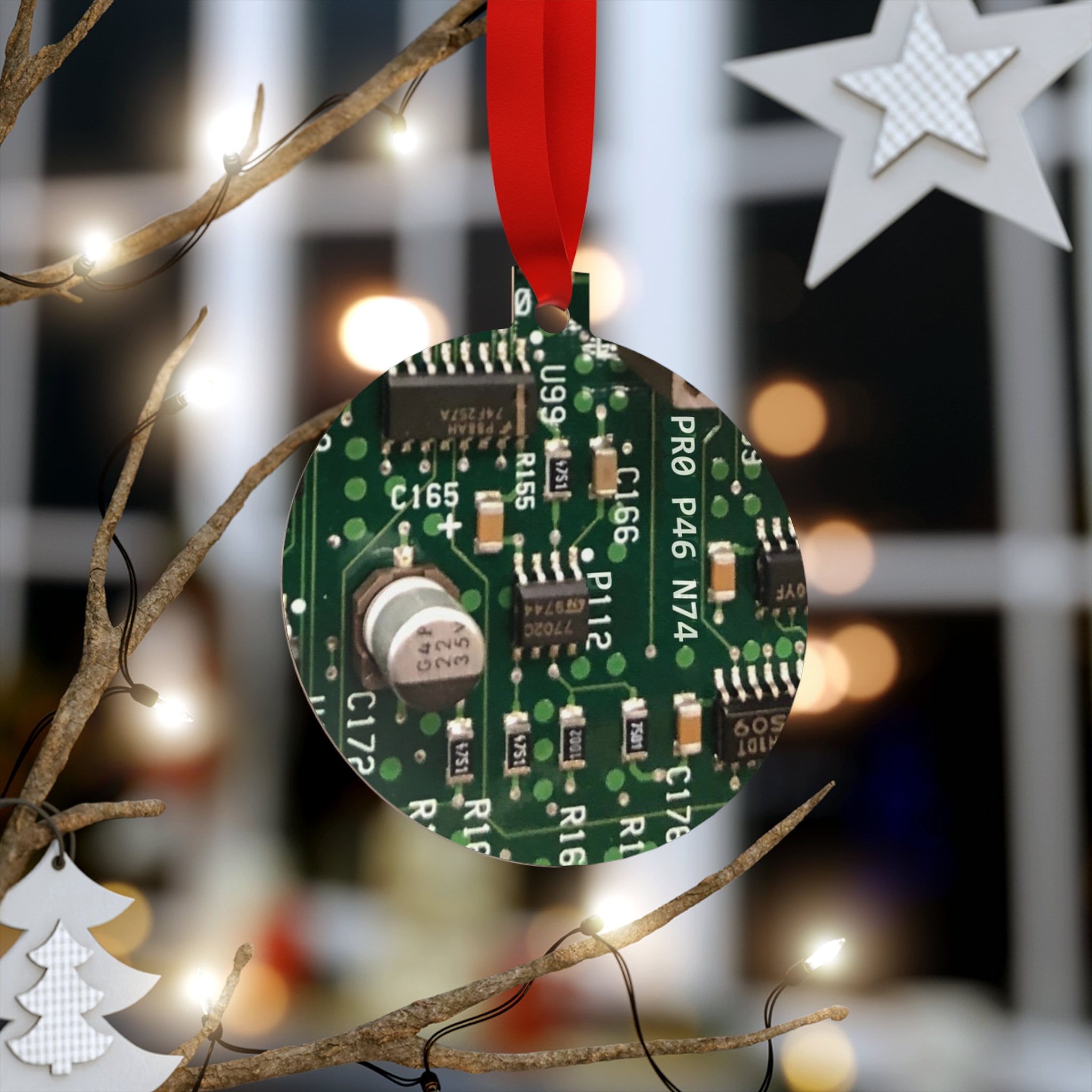 Circuitboard Ornament, Motherboard Christmas Tree Decoration ...