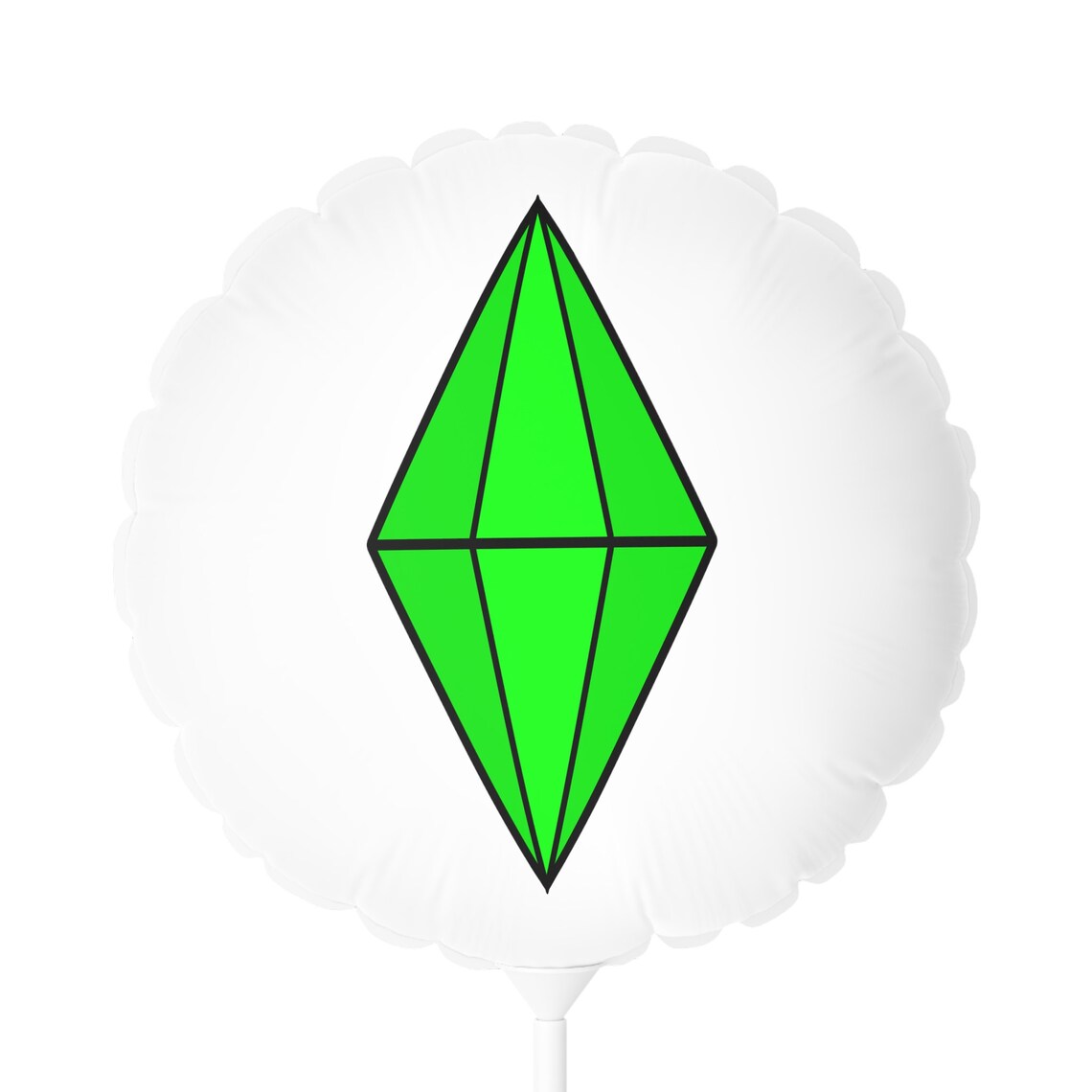 Sim Plumbob Balloon, Whimsical Gamer Theme Decor Accessory, Cute Unique ...