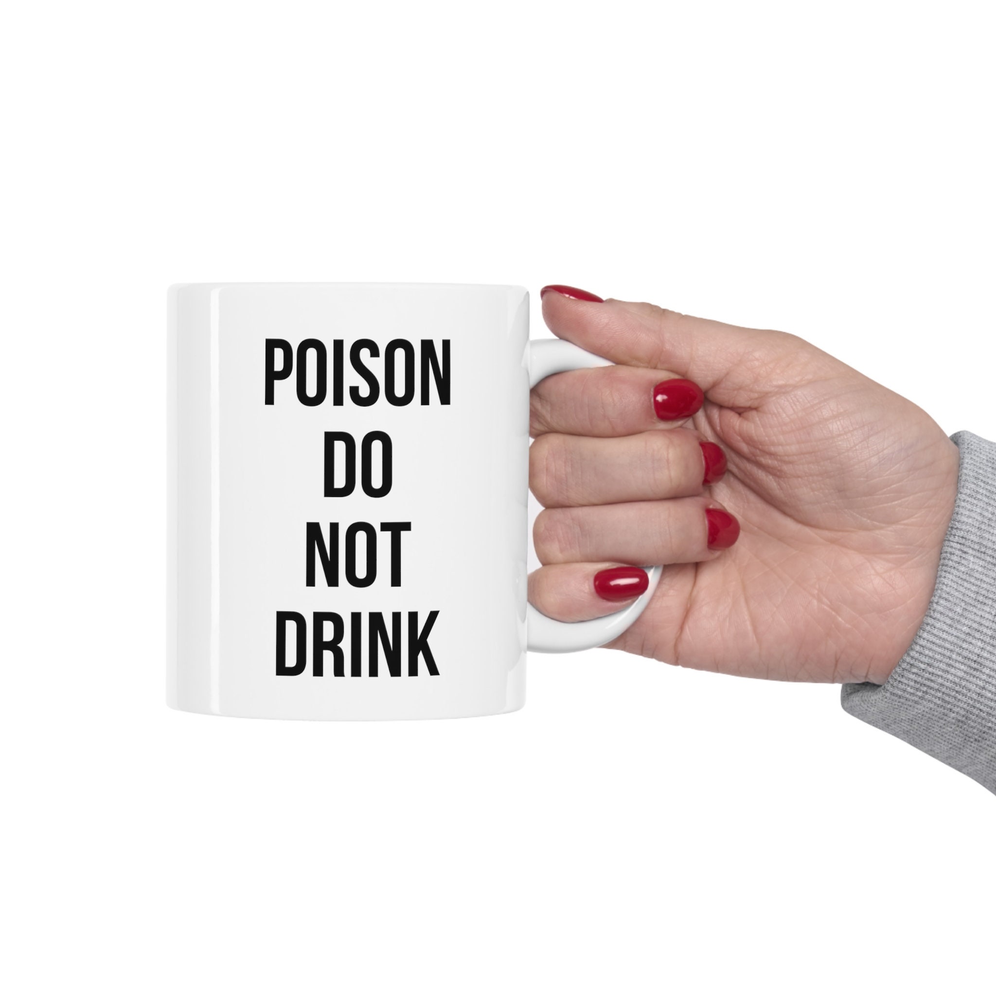Poison Do Not Drink Mug, Possessive Kid Poisonous Cup Funny Joke Gift ...