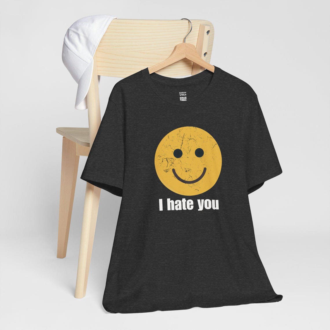 I Hate You Smiley Face T-shirt, Cute Bipolar T Shirt for Men Women ...
