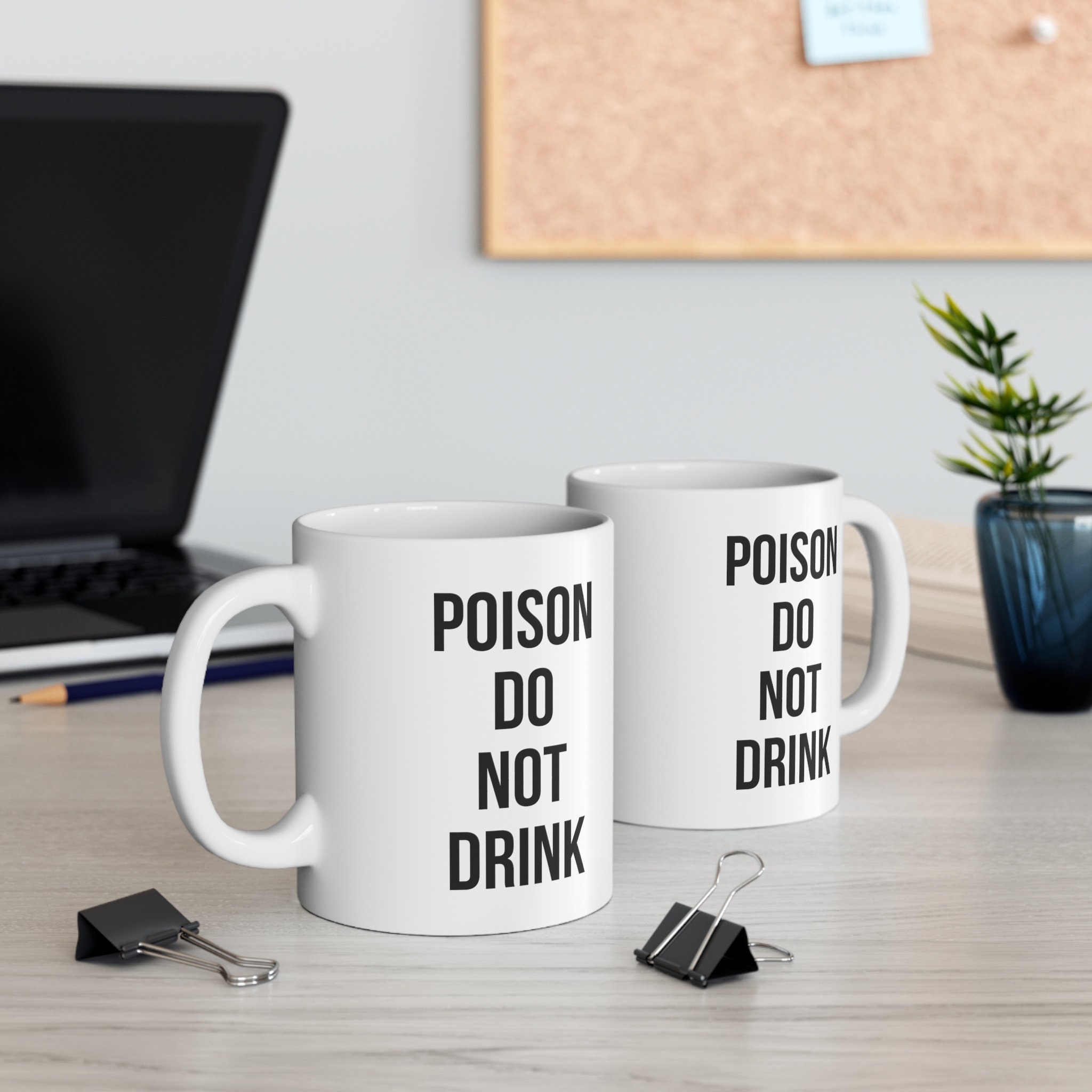 Poison Do Not Drink Mug, Possessive Kid Poisonous Cup Funny Joke Gift ...