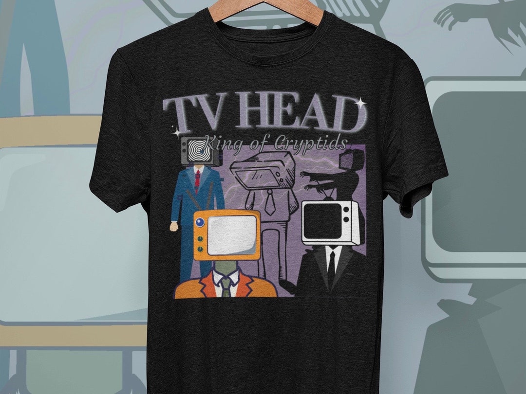TV Head Homage T-shirt Hilarious Really Vintage Graphic Retro Novelty ...