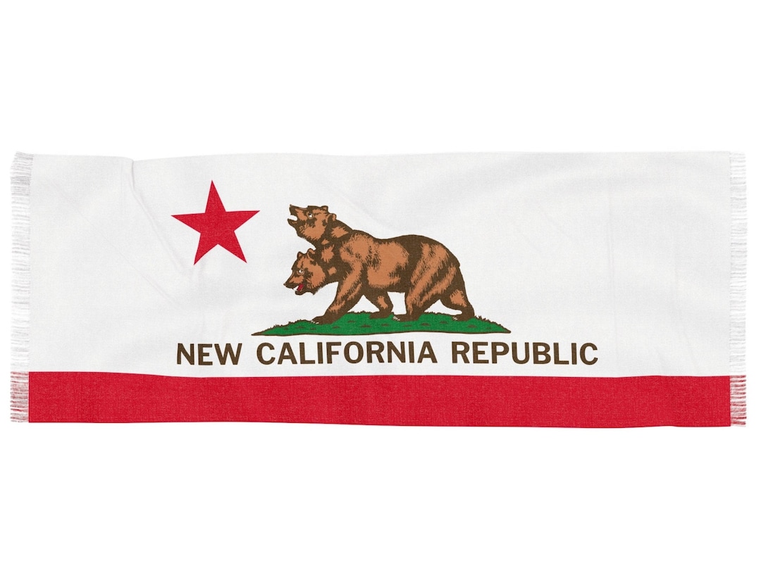 NCR Pashmina, New California Republic Flag Banner Tapestry Canvas Rave ...