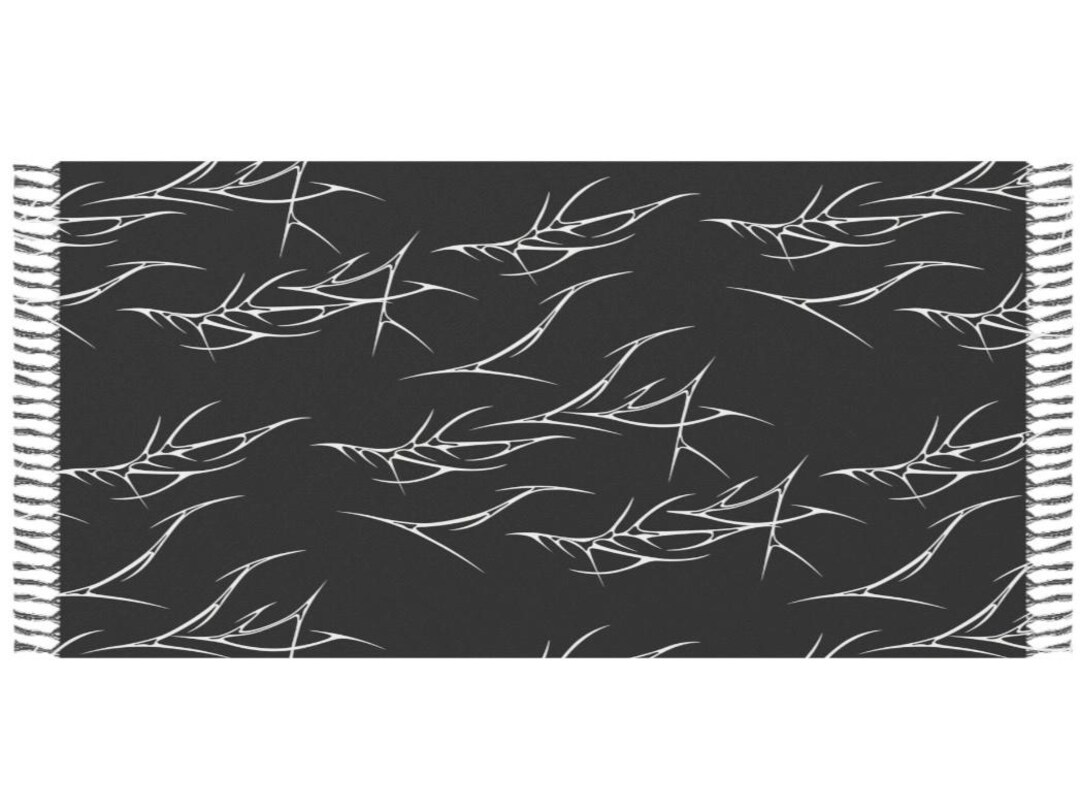 Cyber Sigil Pashmina, Dark Edgy Grunge Raver Scarf Accessory for Women ...