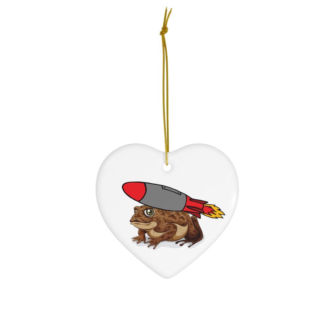 Missile Toad Ornament, Funny Mistletoe Christmas Tree Decoration ...