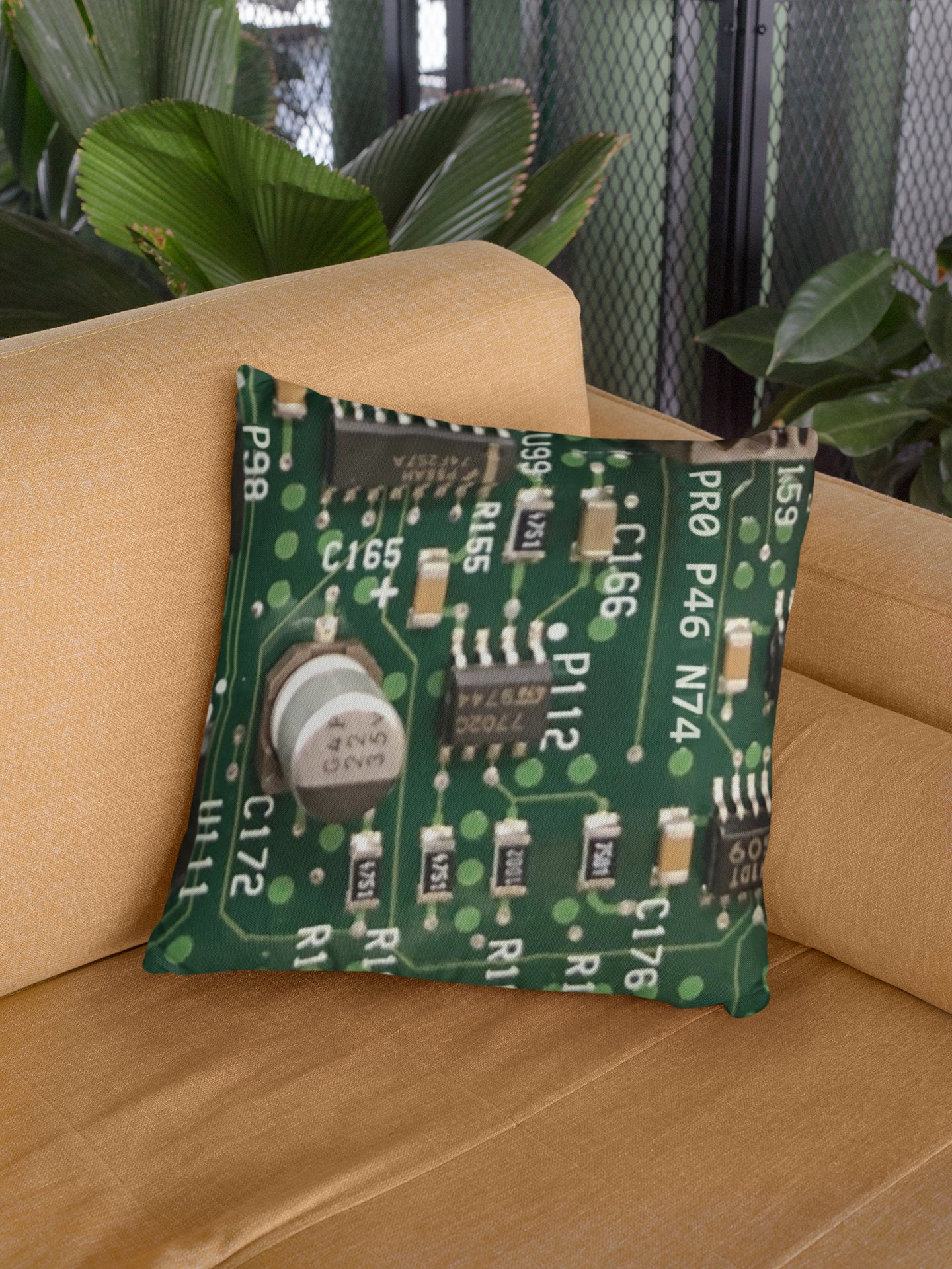 Geeky PCB Pillow Circuit Tech Nerd Dorm Decor Cyber Hacker - Etsy