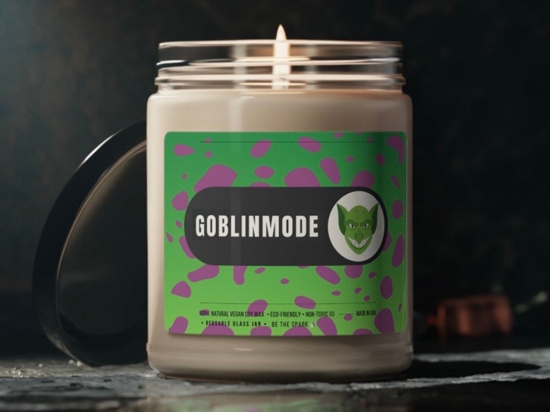 Goblin Mode Candle, Goblincore Teen Gift Geeky College Dorm Room ...