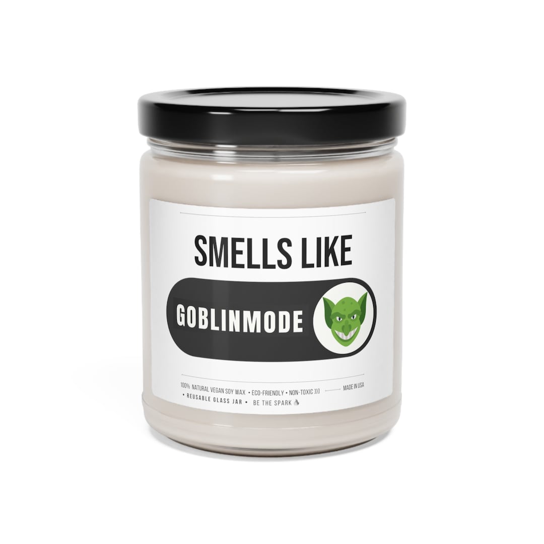 Goblin Mode Candle, Goblincore Teen Gift Geeky College Dorm Room ...
