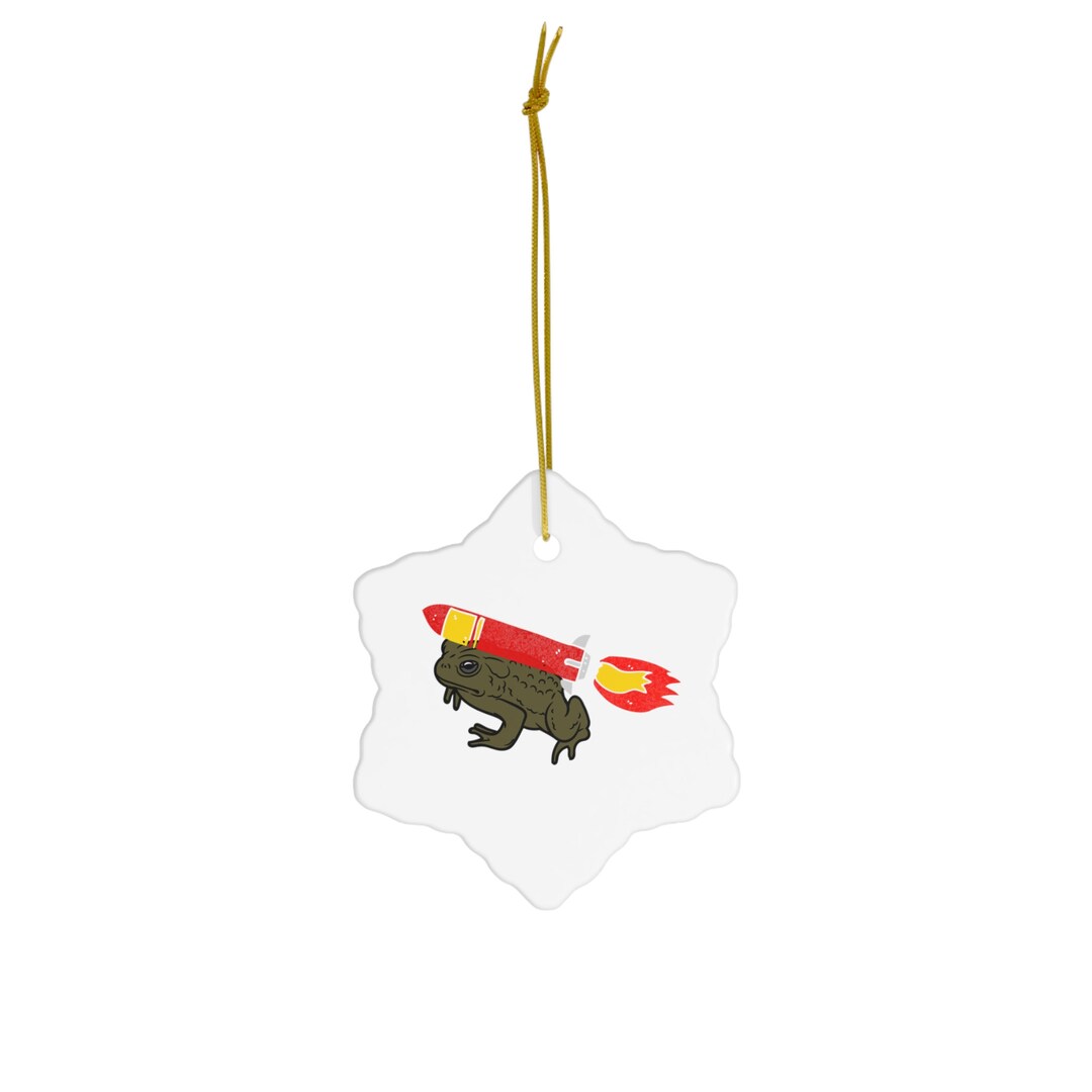 Missile Toad Ornament, Funny Mistletoe Christmas Tree Decoration ...