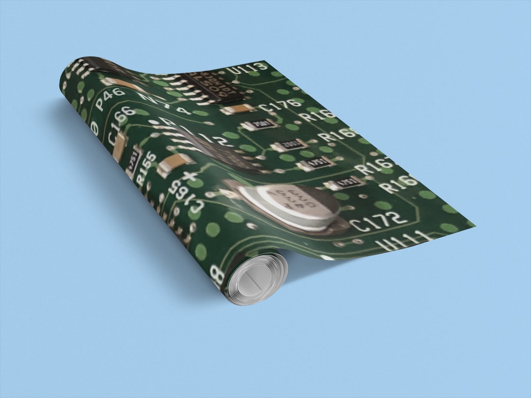 PCB Wrapping Paper, Circuitboard Gift Wrap, Geeky Gift Wrap for ...