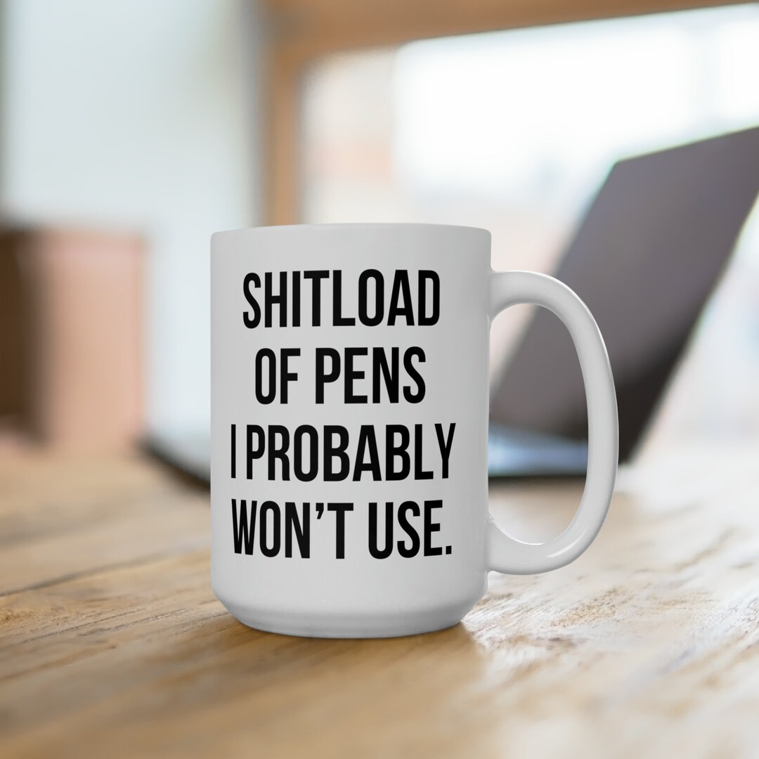 Shitload of Pens Holder, Storage Cup for Work Desk, Home Office ...