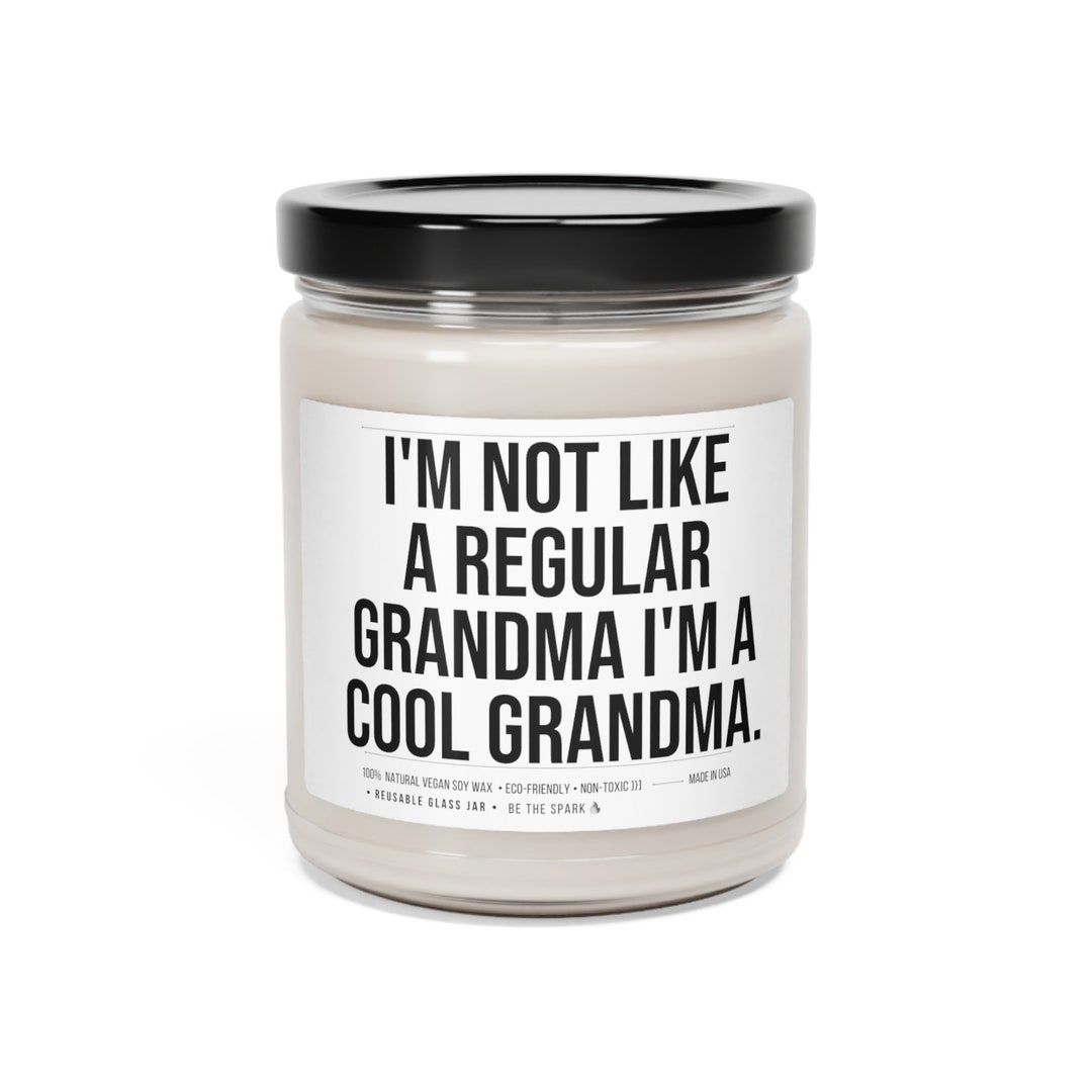 Cool Grandma Candle Gam Gam Gigi New Grandmother Gift for Xmas Bday ...