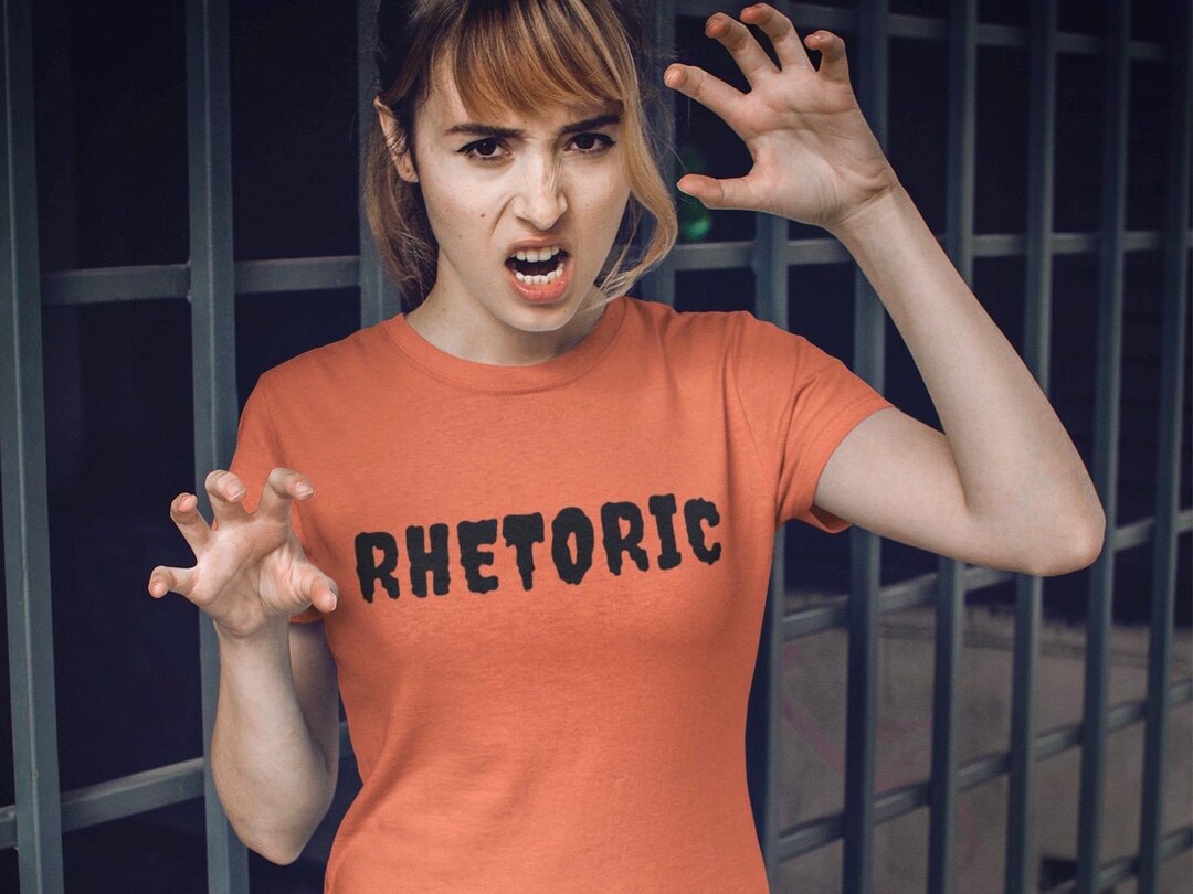 Spooky Rhetoric T-shirt, Witty Funny Political Satire T Shirt for Women ...
