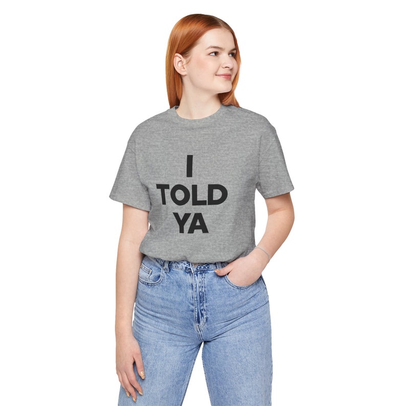 I TOLD YA T-shirt, Zendaya Challengers Unisex Cotton Shirt - Etsy