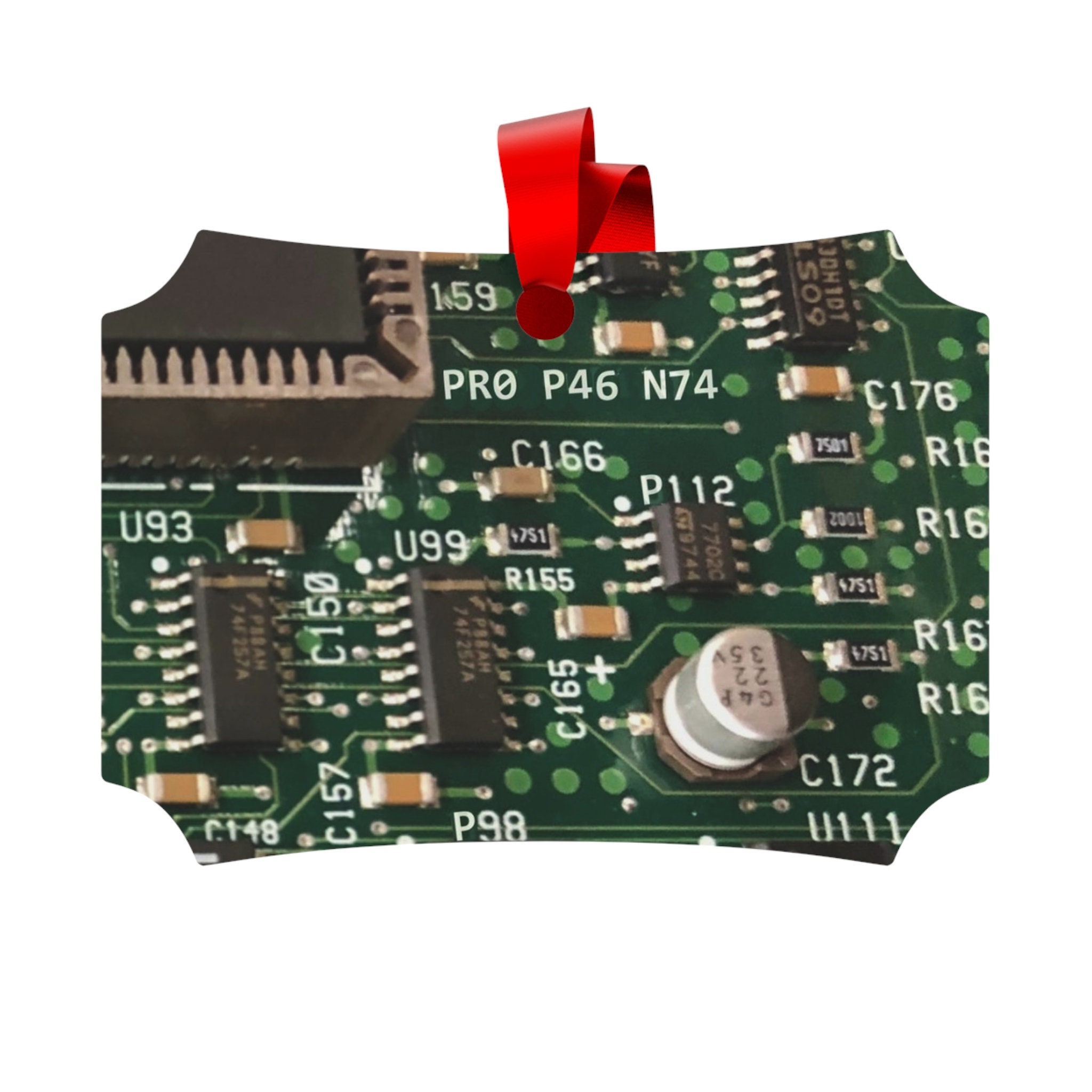 Circuitboard Ornament, Motherboard Christmas Tree Decoration, Electronic Geek PCB Xmas Decor ...