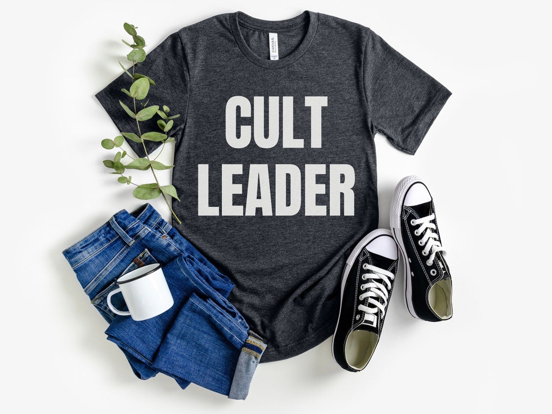 Cult Leader T-shirt, Quirky T Shirt for Women Men, Cute Funny Dark Goth ...