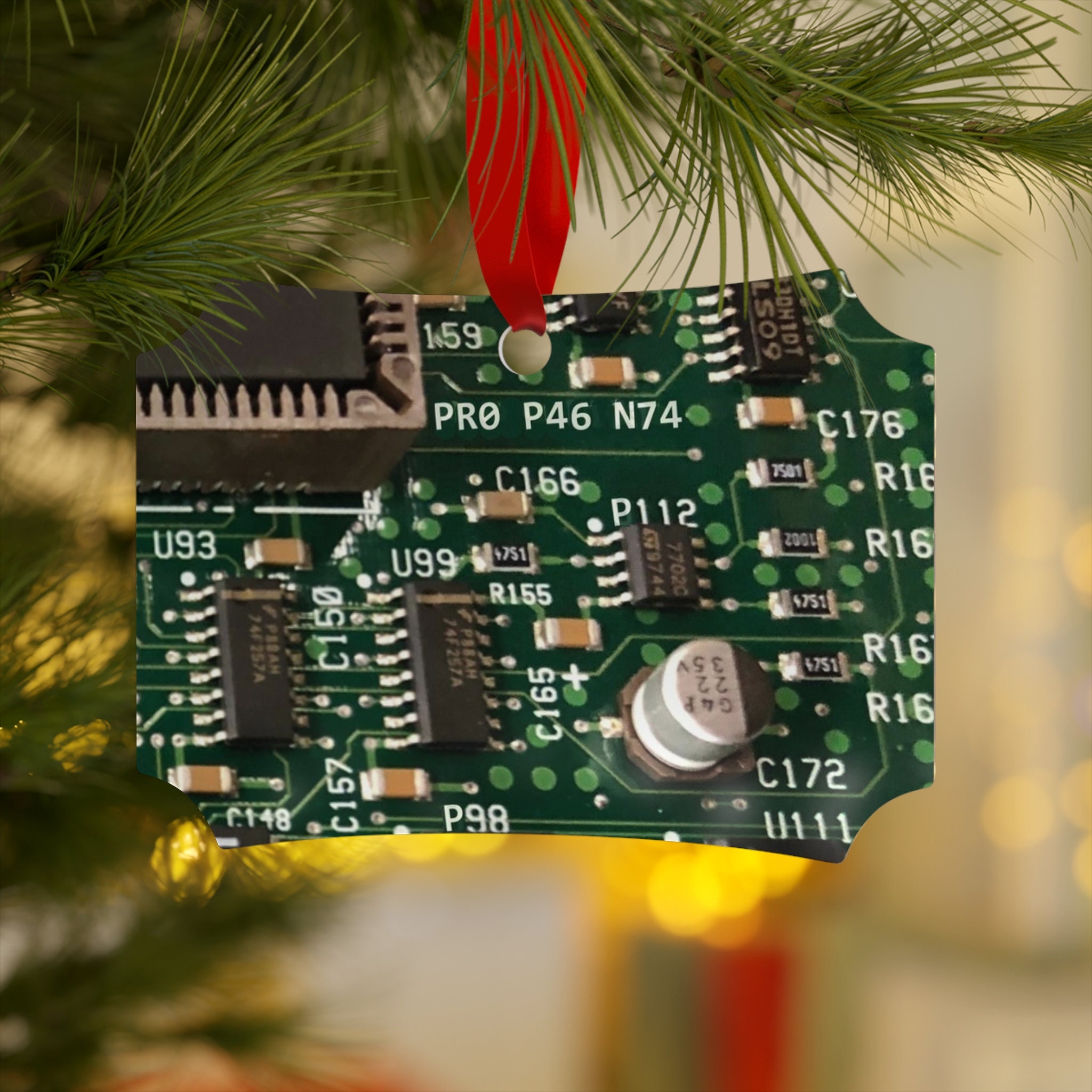 Circuitboard Ornament, Motherboard Christmas Tree Decoration ...