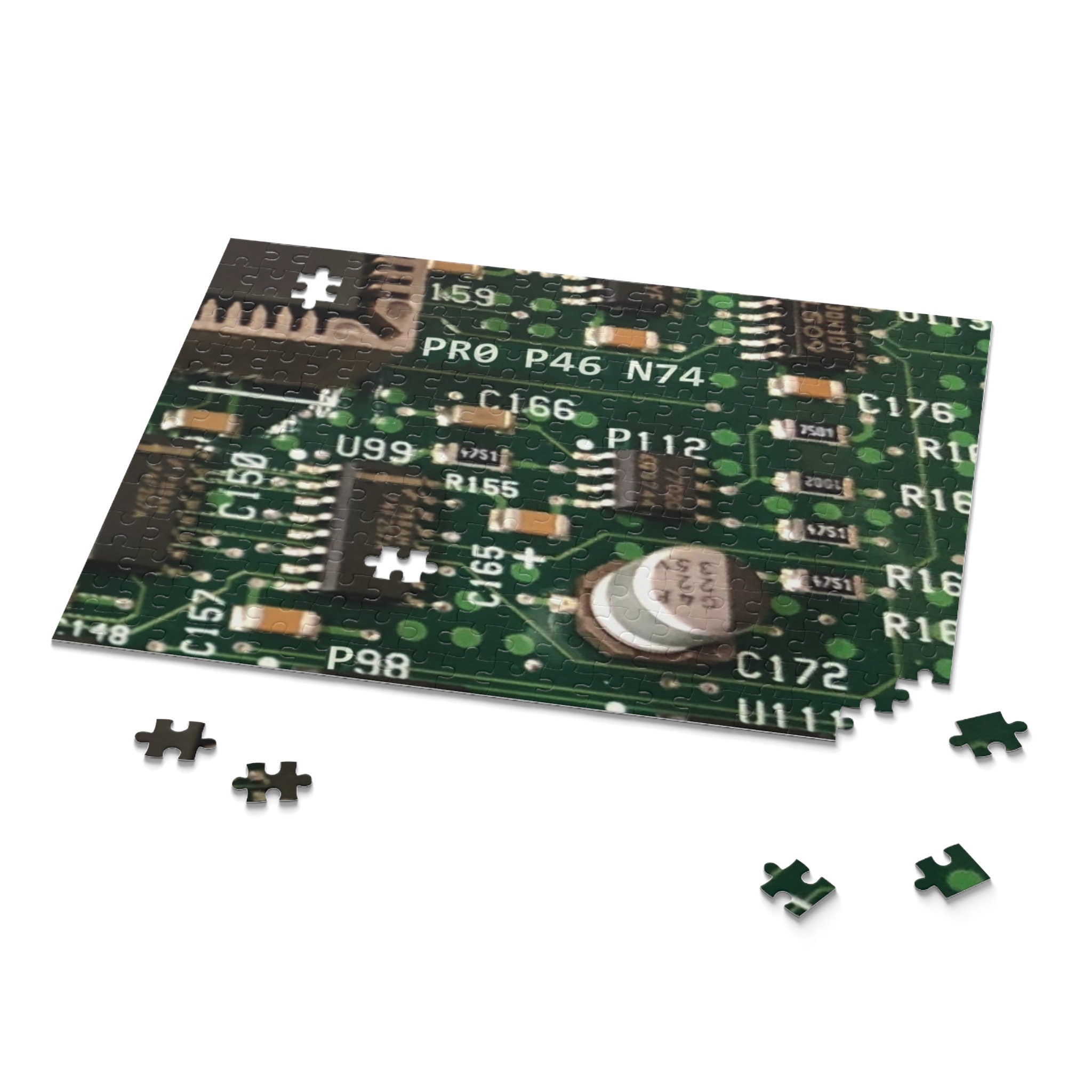 PCB Jigsaw Puzzle, Motherboard Technology Game for Nerd Electrical ...