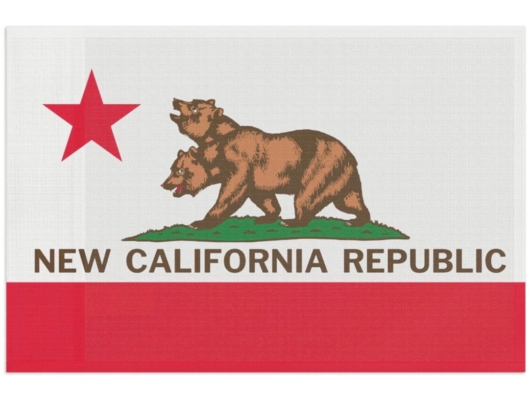 New California Republic Flag, NCR Flag Banner Tapestry Canvas Picture ...