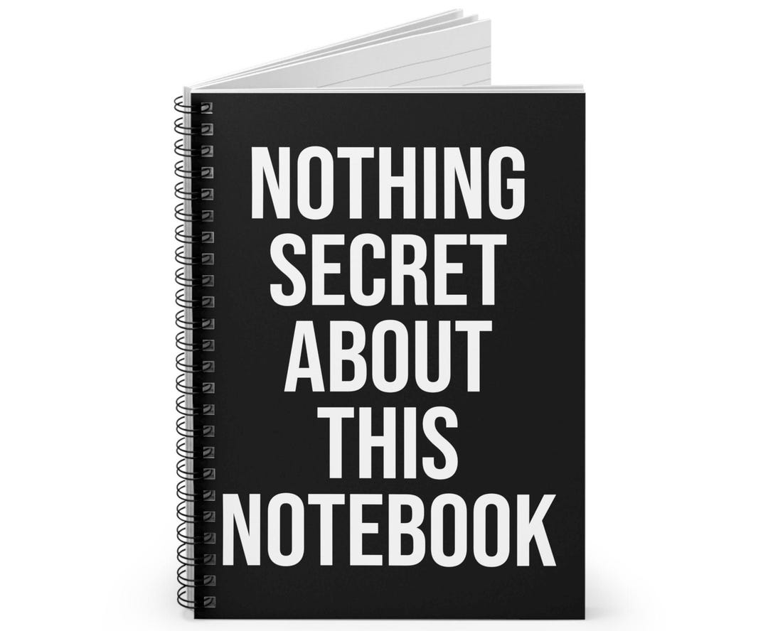 Nothing Secret About This Notebook, Teenager Funny Diary, Teen Girl ...