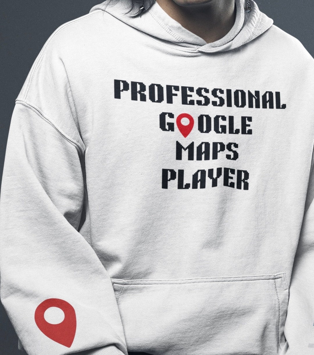 Professional Maps Player Hoodie, Geoguessr Gift Hooded Sweat Shirt ...