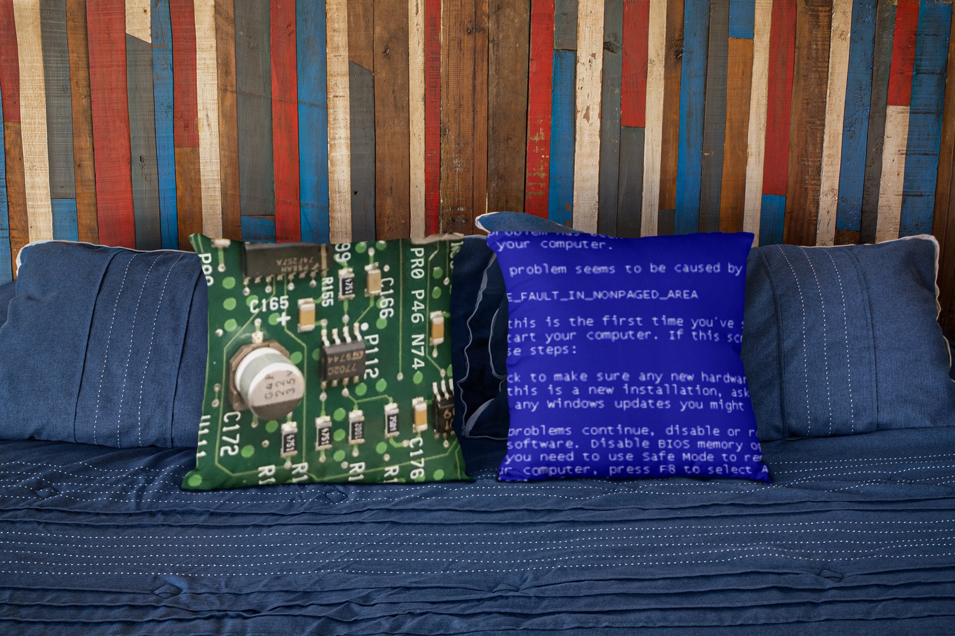 Geeky PCB Pillow Circuit Tech Nerd Dorm Decor Cyber Hacker - Etsy