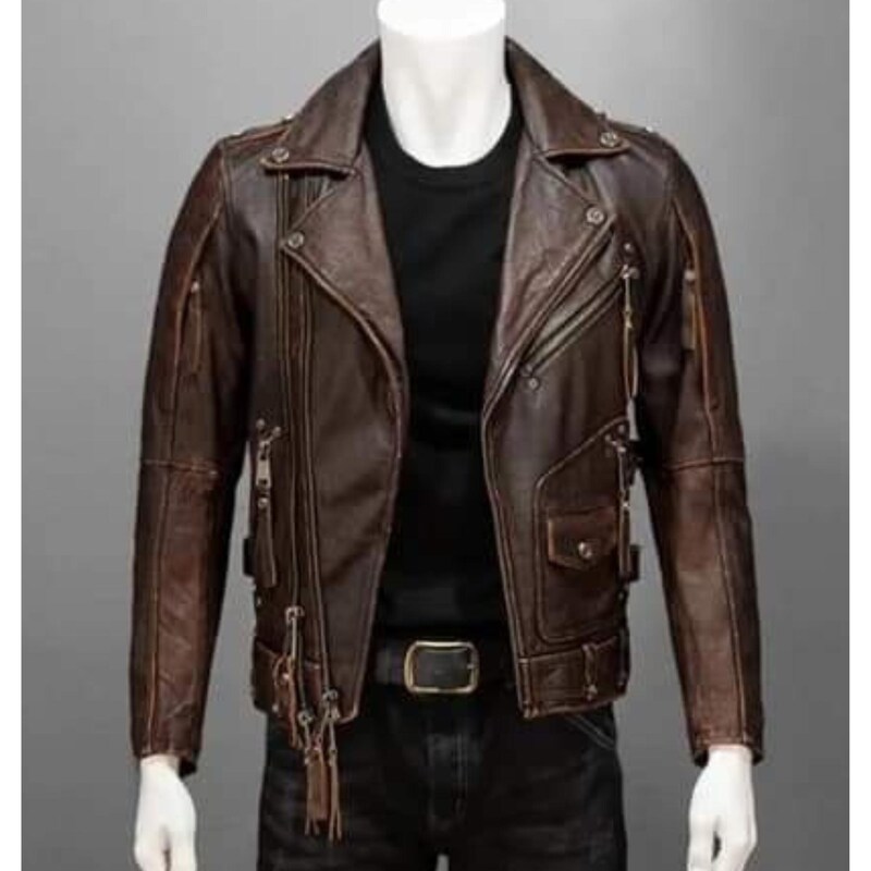 Mens Leather Jacket - Etsy