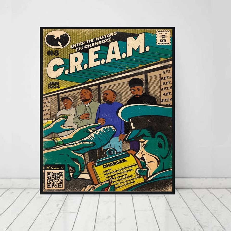 Oldschool Rap Poster, CREAM Poster, Wutang Clan, NY State of Mind ...