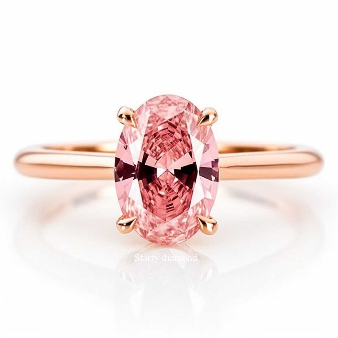 14K Solid Gold Classic Prong Setting Only |4 Prong Diamond Ring Setting ...