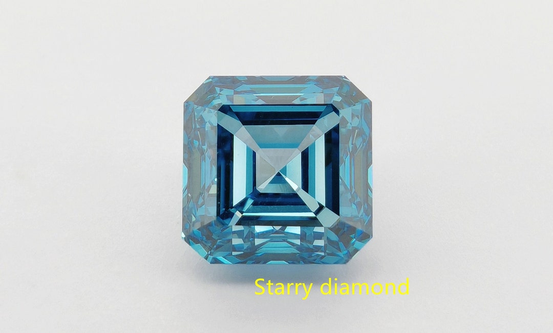 6.1ct Fancy Deep Blue Lab Grown Diamond /blue Lab Diamond for - Etsy UK
