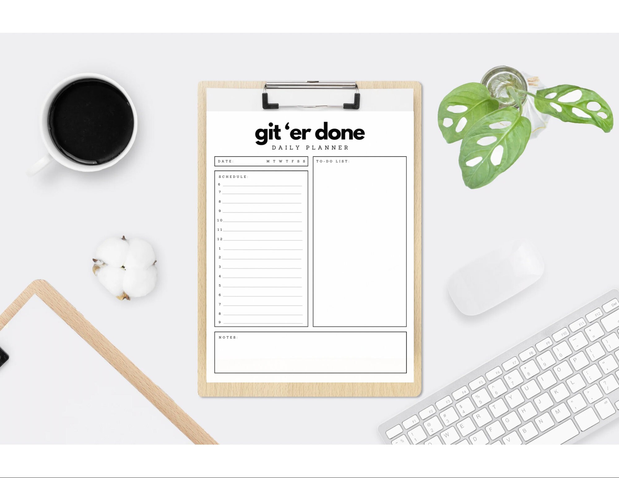 Git Er Done Printable To-do List Printable Planner Daily to Do List ...