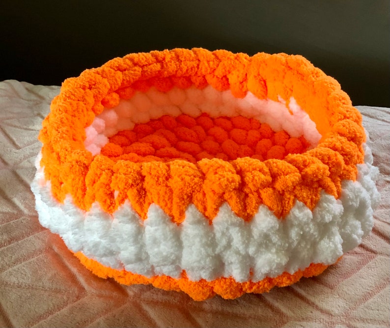 Cozy Ferret Bed Colors Are Neon Orange and White Handmade - Etsy