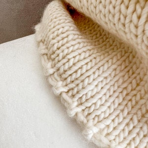 Easy Cowl Knitting PATTERN, Worsted Weight Scarf (digital Download) One ...