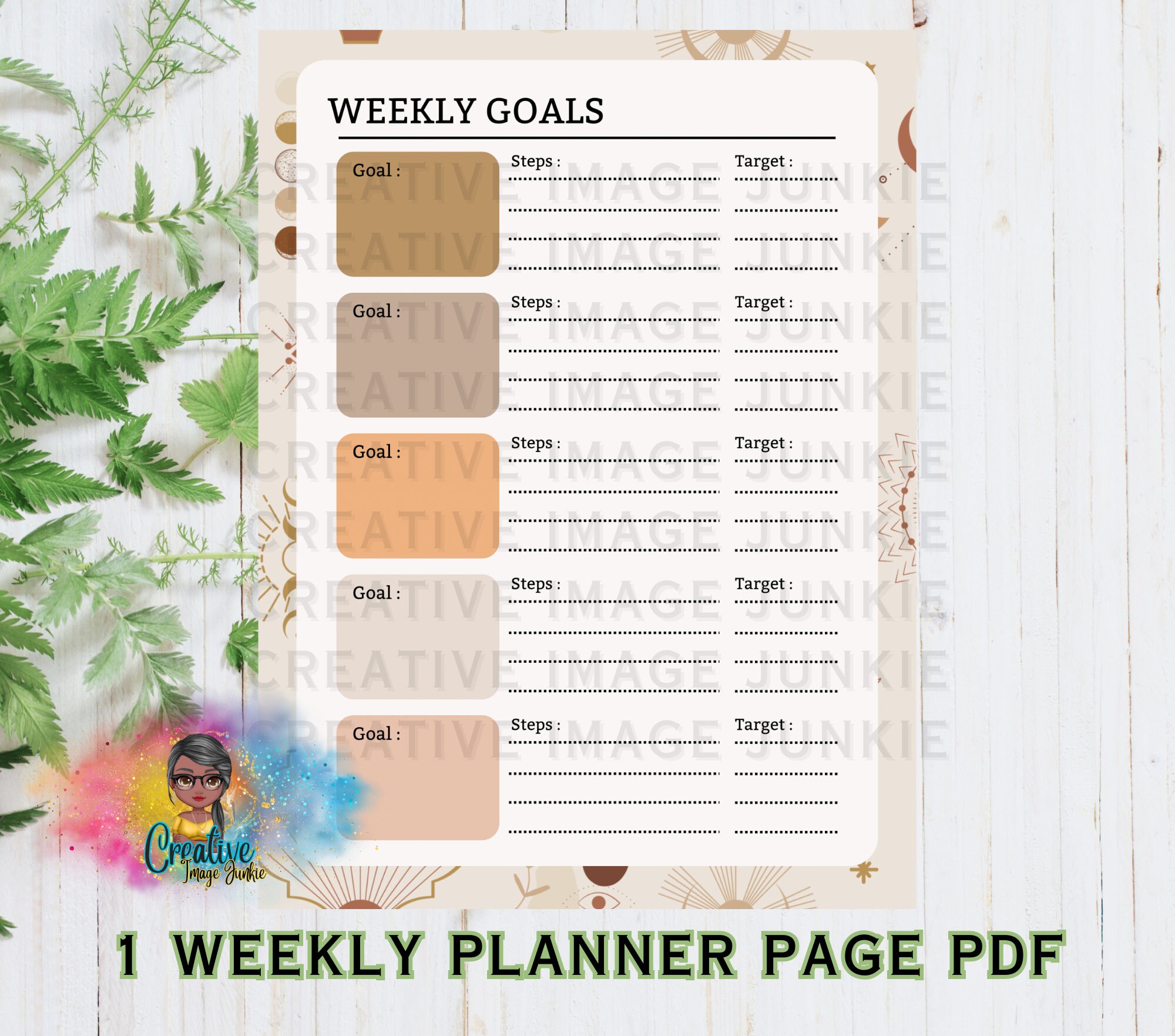 Digital Planner, Printable Digital Planner, PDF Digital Planner Pages ...