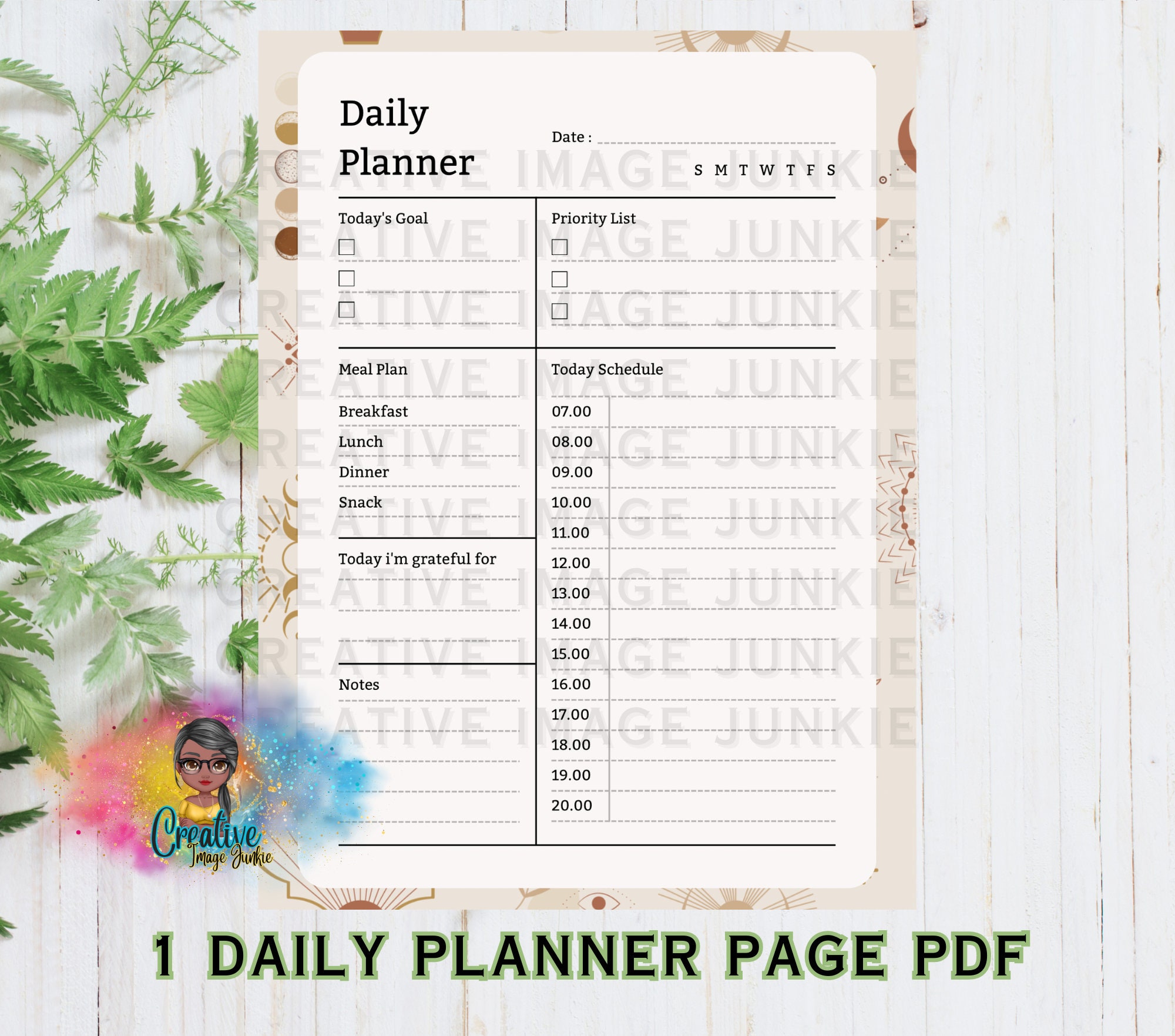 Digital Planner, Printable Digital Planner, PDF Digital Planner Pages ...